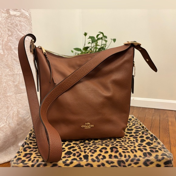 Coach | Bags | Coach Val Duffle Crossbody Bag Refined Pebbled Leather ...